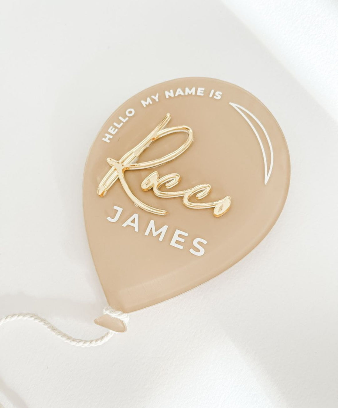 Baby Announcement Balloon 3D Name – Baby Couture