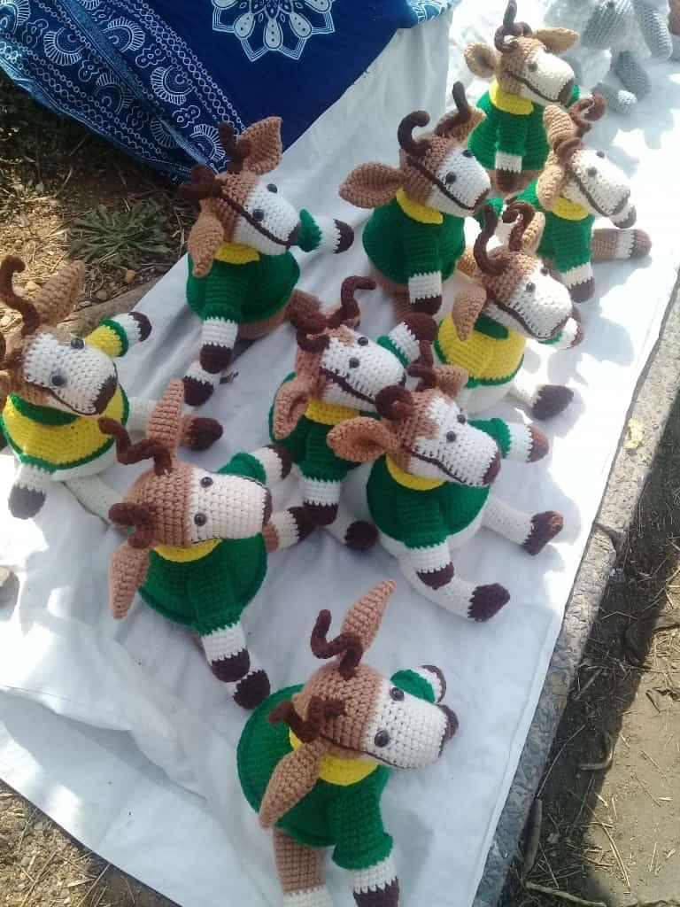 Back the 'Boks Crochet Springbok – Baby Couture